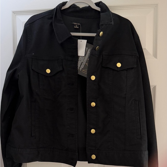 IMAN | Jackets & Coats | Iman Black Jacket | Poshmark
